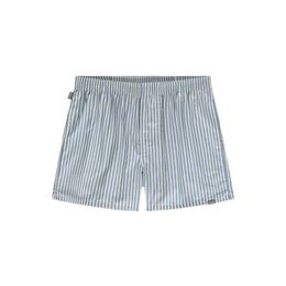 Pockies Boxershorts Herren Gr&ouml;&szlig;e S blau / wollwei&szlig;