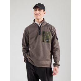 La Martina Sweatshirt Herren Gr&ouml;&szlig;e M braun / khaki / schwarz