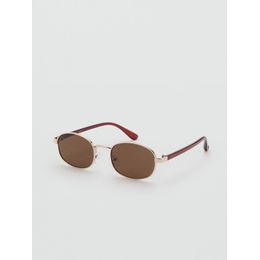 Mango Sunglasses 'DIJON' male Gold size One Size