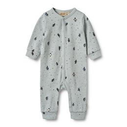 Wheat Jumpsuit 'Bendji' Gr&ouml;&szlig;e 74 navy / taubenblau