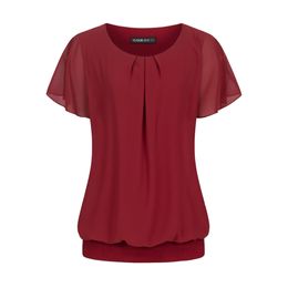 Cloud5ive Bluse Damen Gr&ouml;&szlig;e XL weinrot
