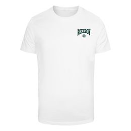 Mister Tee T-Shirt 'Rizzboy' Herren Gr&ouml;&szlig;e S dunkelgr&uuml;n / wei&szlig;