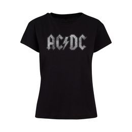 Merchcode T-Shirt 'ACDC' Damen Gr&ouml;&szlig;e XL graumeliert / schwarz