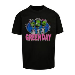Merchcode Shirt 'Green Day Zombie' Herren Gr&ouml;&szlig;e L blau / gr&uuml;n / pink / schwarz