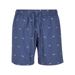 Urban Classics Badeshorts Herren Gr&ouml;&szlig;e XXXL violettblau / wei&szlig;