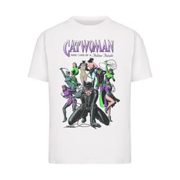 Merchcode T-Shirt 'Catwomen Feline Fatale' Damen Gr&ouml;&szlig;e XXXL mischfarben / wei&szlig;