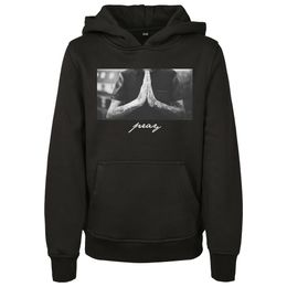Mister Tee Sweatshirt 'Pray' Jungen Gr&ouml;&szlig;e 146/152 grau / schwarz / wei&szlig;