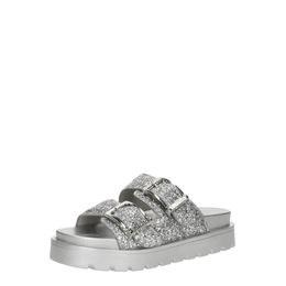 Buffalo Pantolette 'Raya' Damen Gr&ouml;&szlig;e 40 silber