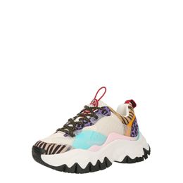 Buffalo Sneaker 'TRAIL ONE' Damen Gr&ouml;&szlig;e 42 aqua / senf / schwarz / wei&szlig; Sommerschuhe