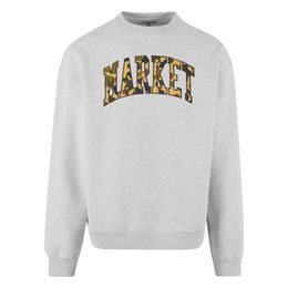 Market Sweatshirt 'Duck' Herren Gr&ouml;&szlig;e M graumeliert / khaki / oliv / schwarz