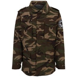 Dangerous Dngrs Jacke 'Peter' Herren Gr&ouml;&szlig;e S khaki / oliv / dunkelgr&uuml;n / schwarz