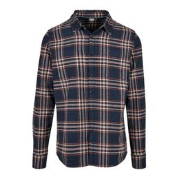 Urban Classics Hemd Herren Gr&ouml;&szlig;e XL navy / rostrot / wei&szlig;