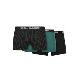 Urban Classics Boxershorts Herren Gr&ouml;&szlig;e M smaragd / schwarz / wei&szlig;