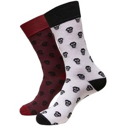 Urban Classics Socken Damen Gr&ouml;&szlig;e 39/42 bordeaux / weinrot / schwarz / wei&szlig;