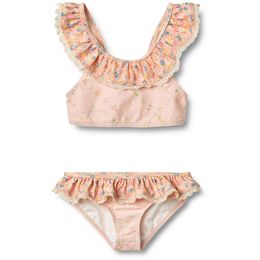 Wheat Bikini M&auml;dchen Gr&ouml;&szlig;e 110 blau / gelb / rosa