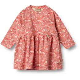 WHEAT Dress girl size 74 Light purple / Pastel red / White