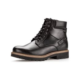Pius Gabor Damen Schnürstiefelette "Pius Gabor Stiefelette Leder", Gr. 42schwarz, Leder, Schuhe