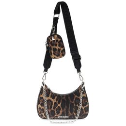 Umhängetasche Steve Madden "Steve Madden Taschen Textil", Damen, Gr. onesize, leopard, Textil, Taschen Umhängetasche