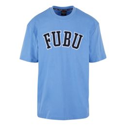 Fubu Damen T-Shirt "Fubu Herren FM242-007-1 Fubu College Tee"lightblau, Gr. M, bedruckt, 100% Baumwolle, Shirts