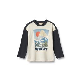 Wheat T-Shirt 'Beck' Jungen Gr&ouml;&szlig;e 122 marine / gr&uuml;n / orange / eierschale
