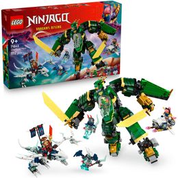 Konstruktionsspielsteine Lego "Lloyds Jet-Mech (71845), Lego Ninjago", bunt, Spielbausteine, Kinder, Kunststoff, Made in Europe