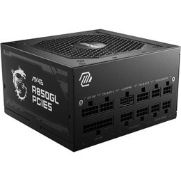 MSI PC-Netzteil "MAG A850GL PCIE5", schwarz, B:15cm H:8,6cm T:14cm, Netzteile