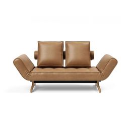 3-Sitzer INNOVATION LIVING &trade; "Ghia Schlafsofa, Couch mit Wohlf&uuml;hl-Faktor, OTTOs Choice", braun, B:178cm H:83cm T:93cm, Sofas, eine gro&szlig;e Liegefl&auml;che mit geringer Stellfl&auml;che, beidseitig abklappbar