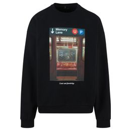 MT Upscale Sweatshirt 'Memory Lane' Herren Gr&ouml;&szlig;e S blau / braun / dunkelrot / schwarz