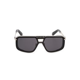 Philipp Plein Damen Sonnenbrille "Hexagon"02, schwarz, Sonnenbrillen