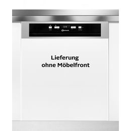 Bauknecht teilintegrierbarer Geschirrsp&uuml;ler "OBBC Ecosilent 8650", Energieeffizienz: B (A-G), silber (natur), B:60cm H:82cm T:56cm, Geschirrsp&uuml;ler