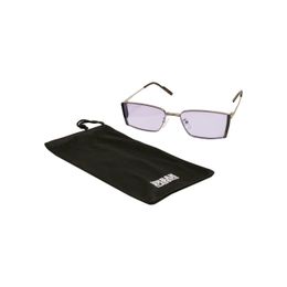 Urban Classics Damen Sonnenbrille "Urban Classics Unisex Sunglasses Ohio"lila, silber, Sonnenbrillen