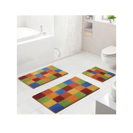 Badematte Grund Gr. 1, orange, (50cm x 60cm ), 1 Stk., Badematten, Badematte