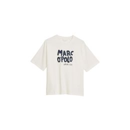 Marc O'Polo T-Shirt MARC O'POLO "aus softer Bio-Baumwolle", Jungen, Gr. 176, weiß cotton, Obermaterial: 100% Baumwolle, unifarben, Basic, relaxed fit, Rundhals, Shirts T-Shirt