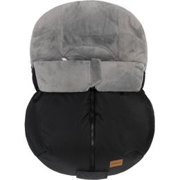 Fußsack fillikid "Sella, Winterfußsack", Kinder, schwarz, Polyester, Fußsäcke Fußsack, für Babyschalen