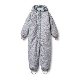 Wheat Overall 'Miko' Jungen Gr&ouml;&szlig;e 110 pastellblau / dunkelblau / hellrot / wei&szlig;