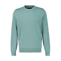 Strickpullover Lerros "Lerros Crewneck Strickpullover", Herren, Gr. M, arctic blau, 100% Baumwolle, Pullover Strickpullover