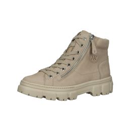 Ankleboots Paul Green "Paul Green Sneaker Nubukleder", Damen, Gr. 38,5, beige, Nubukleder, Schuhe Ankleboots