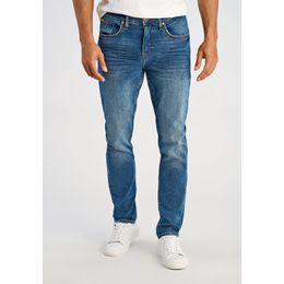 5-Pocket-Jeans LINDBERGH "LINDBERGH Jeans", Herren, Gr. 32, L&auml;nge 30, bright blau, Obermaterial: 98% Baumwolle, 2% Elasthan, Jeans 5-Pocket-Jeans