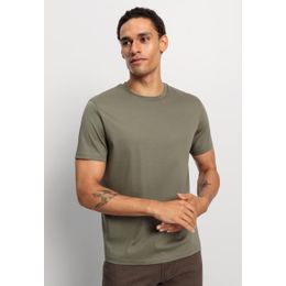 T-Shirt OLYMP "OLYMP Casual Wirk", Damen, Gr. L, oliv, 100% Baumwolle, Shirts T-Shirt