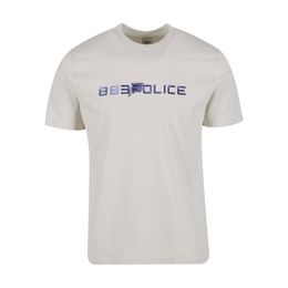 T-Shirt 883POLICE "883 Police ATORIA T-SHIRTS", Damen, Gr. L, chalk, 100% Baumwolle, bedruckt, slim fit, Rundhals, Shirts T-Shirt
