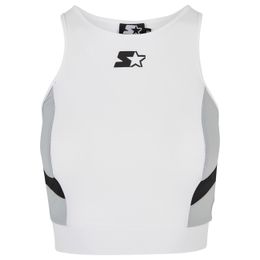 Damen Sport-BH "Starter Black Label Damen Ladies Starter Sports Cropped Top", STARTER Black Label, Gr. Swei&szlig;, schwarz, 80% Polyamid, 20% Elasthan, BHs