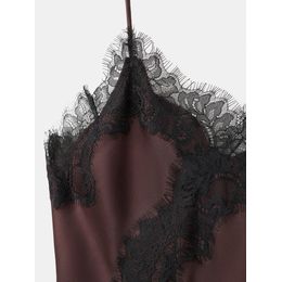 Mango Top 'PEARL' Damen Gr&ouml;&szlig;e M bordeaux / schwarz