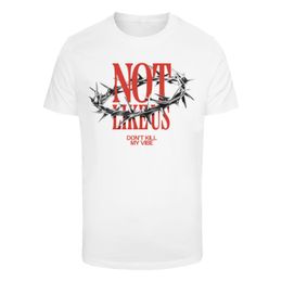 T-Shirt MisterTee "MisterTee Crown Of Thorns Tee", Damen, Gr. M, wei&szlig;, 100% Baumwolle, bedruckt, normal, Rundhals, Shirts T-Shirt