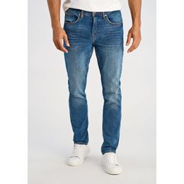 5-Pocket-Jeans LINDBERGH "LINDBERGH Jeans", Herren, Gr. 34, L&auml;nge 32, bright blau, Obermaterial: 98% Baumwolle, 2% Elasthan, Jeans 5-Pocket-Jeans