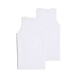 G-Star Raw T-Shirt G-STAR "Base Tanktop 2-Pack", Damen, Gr. L, weiß, Obermaterial: 95% Baumwolle, 5% Elasthan, Shirts T-Shirt