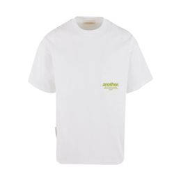 T-Shirt ANOTHER COTTON LAB "Another Cotton Lab El Paraiso Oversized Tshirt", Damen, Gr. L, weiß, 100% Baumwolle, bedruckt, loose fit, Rundhals, Shirts T-Shirt