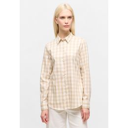 Eterna Damen Hemdbluse "REGULAR FIT"beige, Gr. 42, 70% Baumwolle, 30% Lyocell, Blusen, EASY IRON (b&uuml;gelleicht)