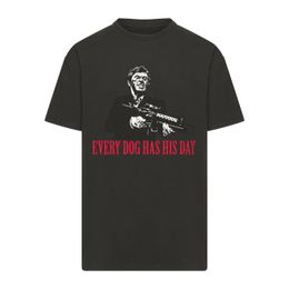T-Shirt Merchcode "Merchcode Scarface Every Dog Oversize Tee", Damen, Gr. S, schwarz, 100% Baumwolle, bedruckt, oversize, Rundhals, Shirts T-Shirt