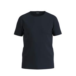 T-Shirt OLYMP "Casual", Herren, Gr. S, blau (marine), Jersey, Obermaterial: 95% Baumwolle, 5% Elasthan, Basic, Rundhals, Shirts T-Shirt