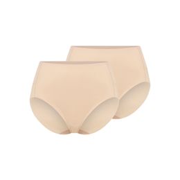 Shapingslip YSABEL MORA, Damen, Gr. L, beige, Obermaterial: 70% Polyamid, 30% Elasthan, Unterhosen, ultraflache N&auml;hte, Form-Effekt, elastisch, weich